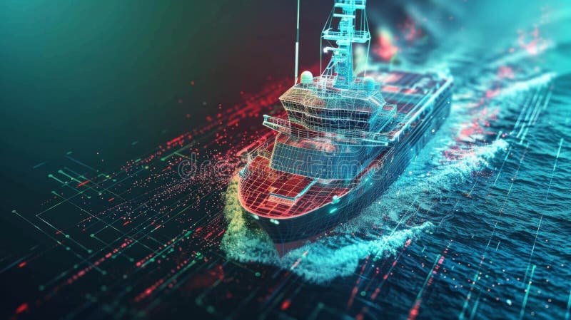 A Research Vessel Equipped with Specialized Data Analytics Software Collecting and Analyzing ...