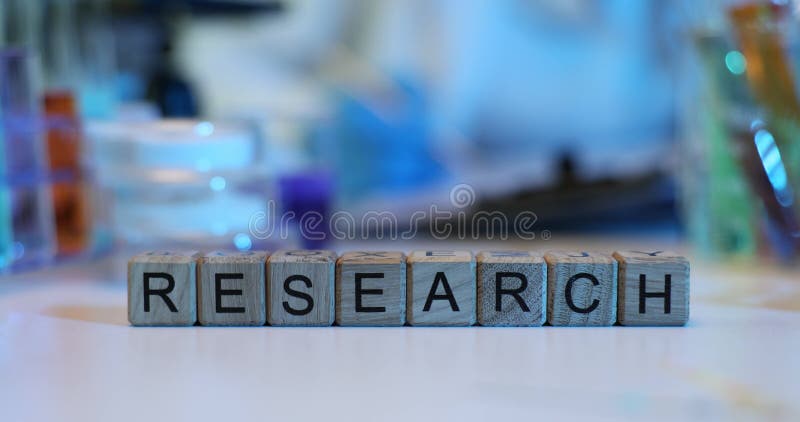 Research Word of Chemist Scientist Working in Laboratory Stock Video ...