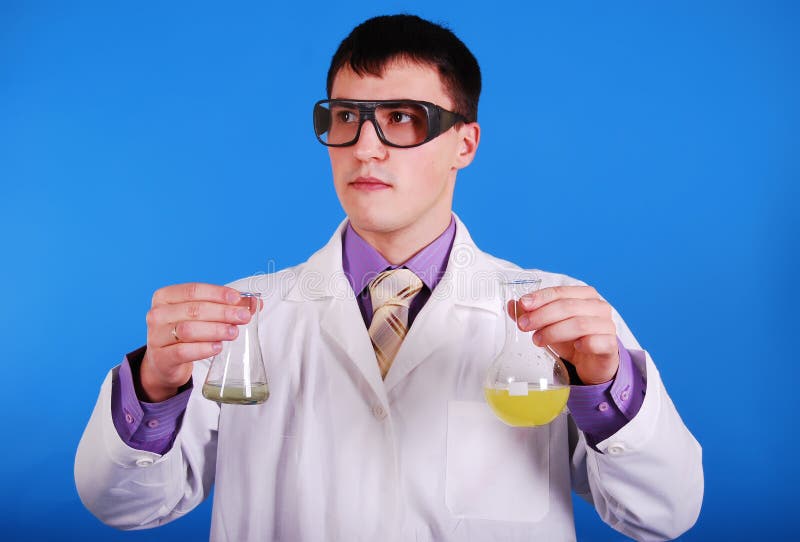 Researcher. stock image. Image of color, medicine, biotechnology - 12956887