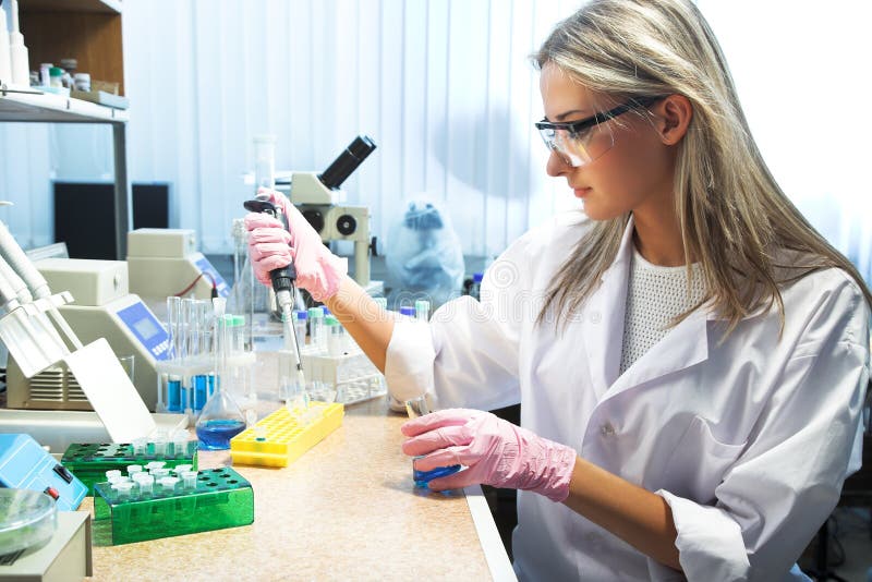 Researcher stock image. Image of chemistry, medical, look - 25123851