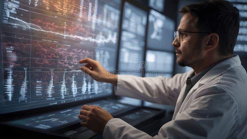 Researcher Analyzes Complex DNA Helix Data on Advanced Digital ...