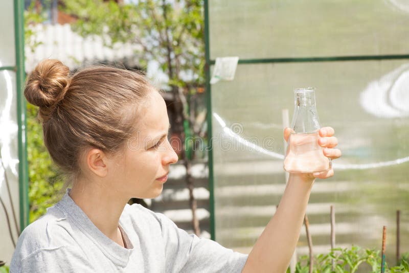 Researcher Testing the Water Quality Stock Image - Image of occupation ...