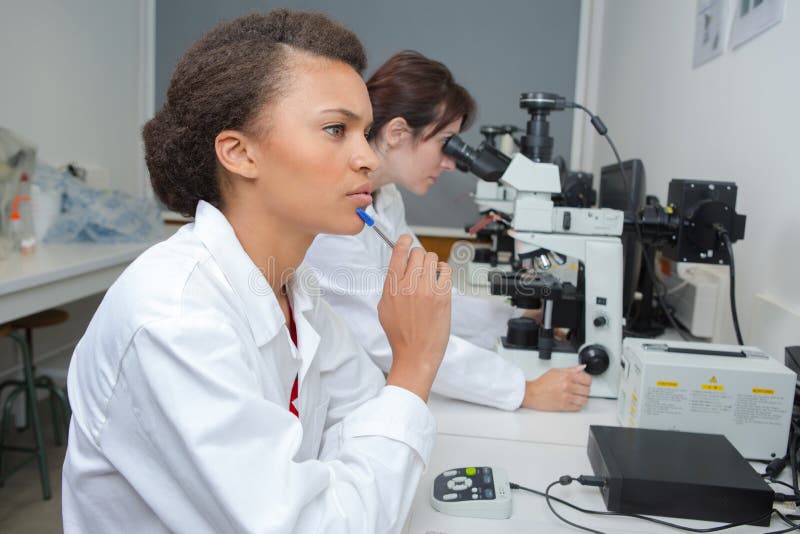 Researcher Thinking about Future Human Stock Photo - Image of discovery ...