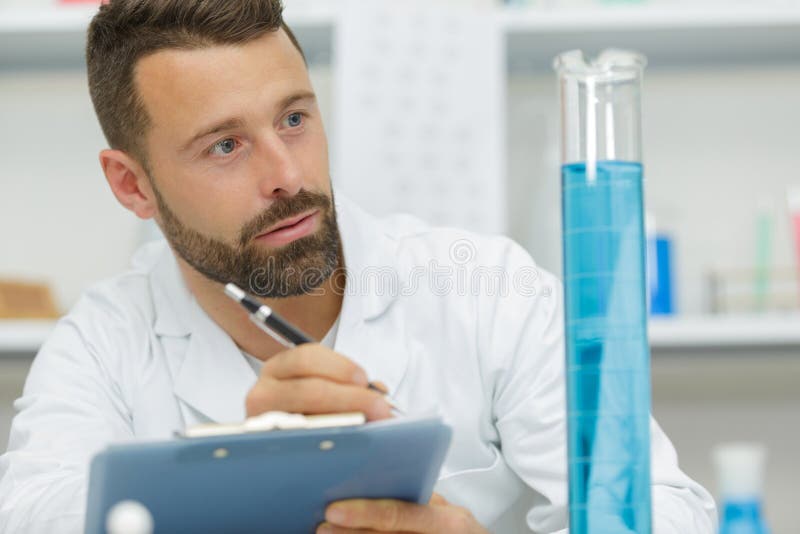 Researcher at Work in Laboratory Stock Photo - Image of biology ...