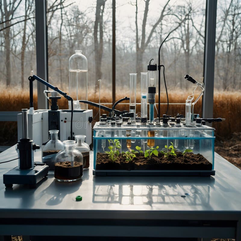 Researchers Analyzing Soil and Water Samples with Real-Time Pollution ...