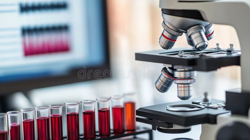 Researchers in a Laboratory Investigating Infectious Diseases, Using a ...