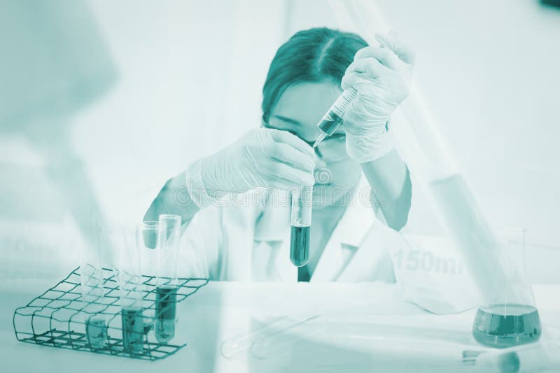 Researchers are Testing Bacteria in the Laboratory Stock Image - Image ...
