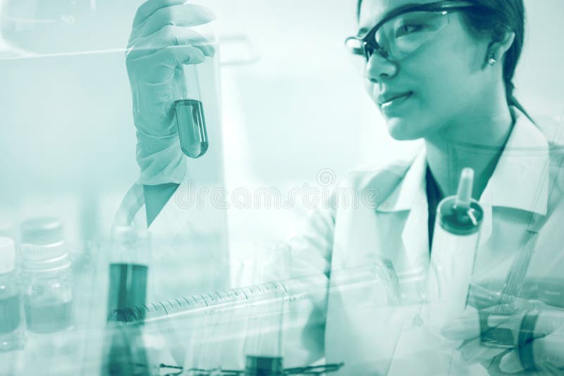 Researchers are Testing Bacteria in the Laboratory Stock Image - Image ...