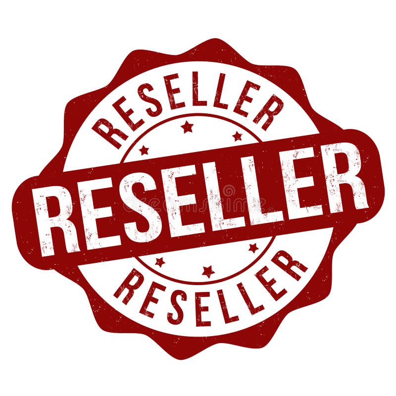 Reseller Grunge Rubber Stamp Stock Vector - Illustration of print ...