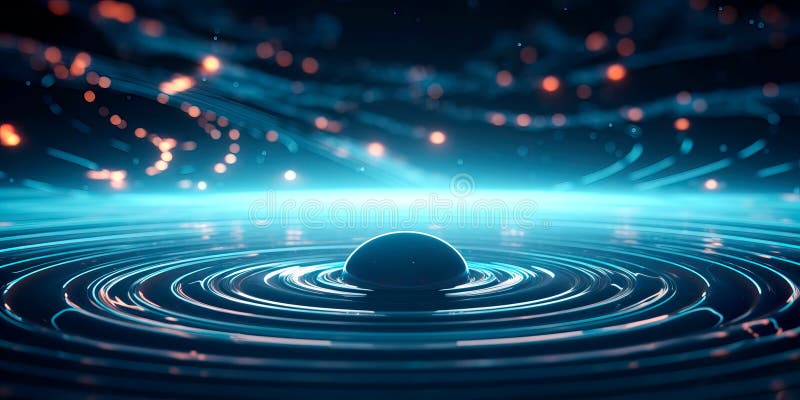 Resembling Ripples in Water, with Concentric Circles Expanding Outward ...