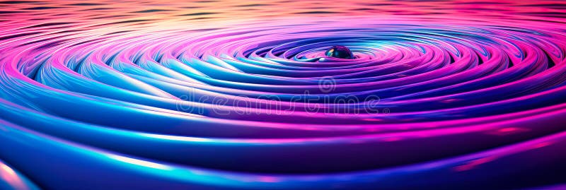 Resembling Ripples in Water, with Concentric Circles Expanding Outward ...