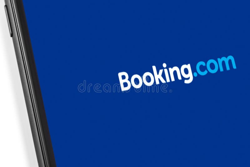 Reserva. Logotipo Com Na Tela Imagem Editorial - Imagem de viagem ...