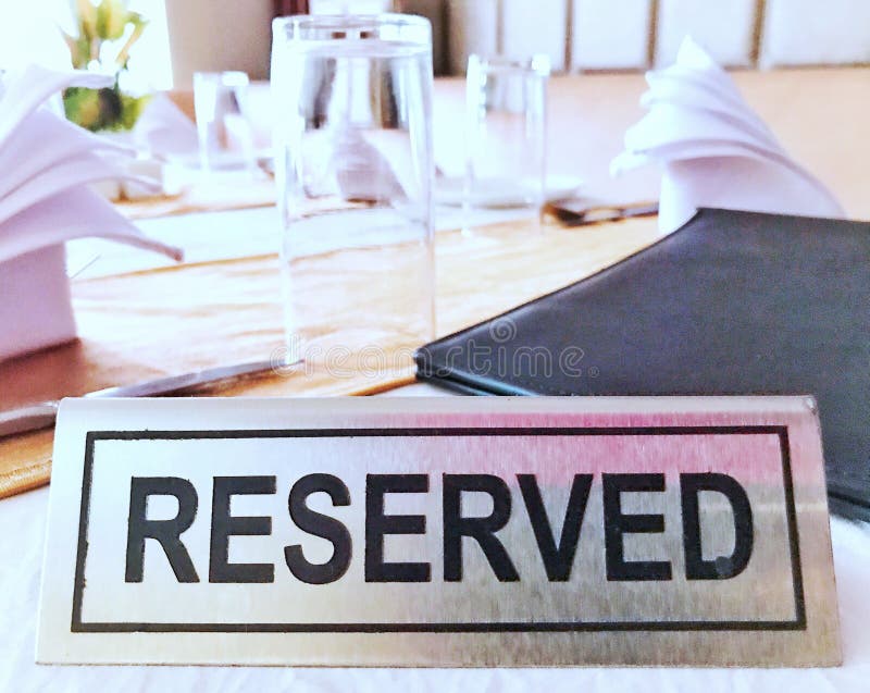 Reservado foto de archivo. Imagen de restaurante, entrevista - 106186232