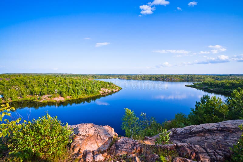 Reservation Area in Canada stock image. Image of water - 50271221