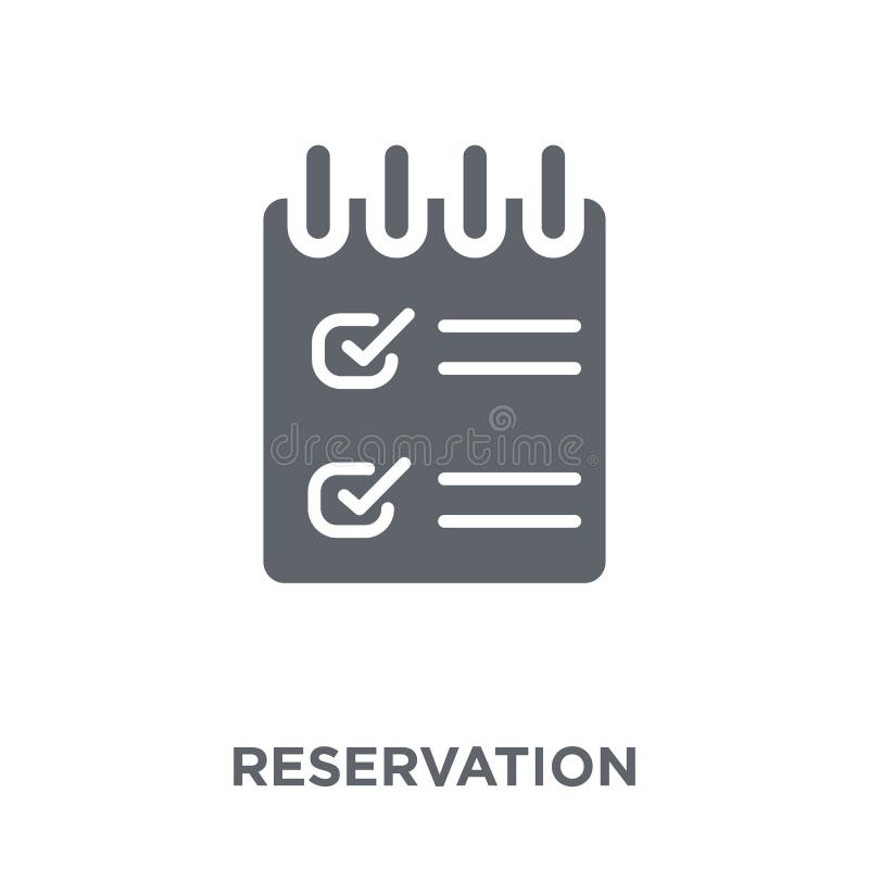 Reservation Icon from Restaurant Collection. Stock Vector ...