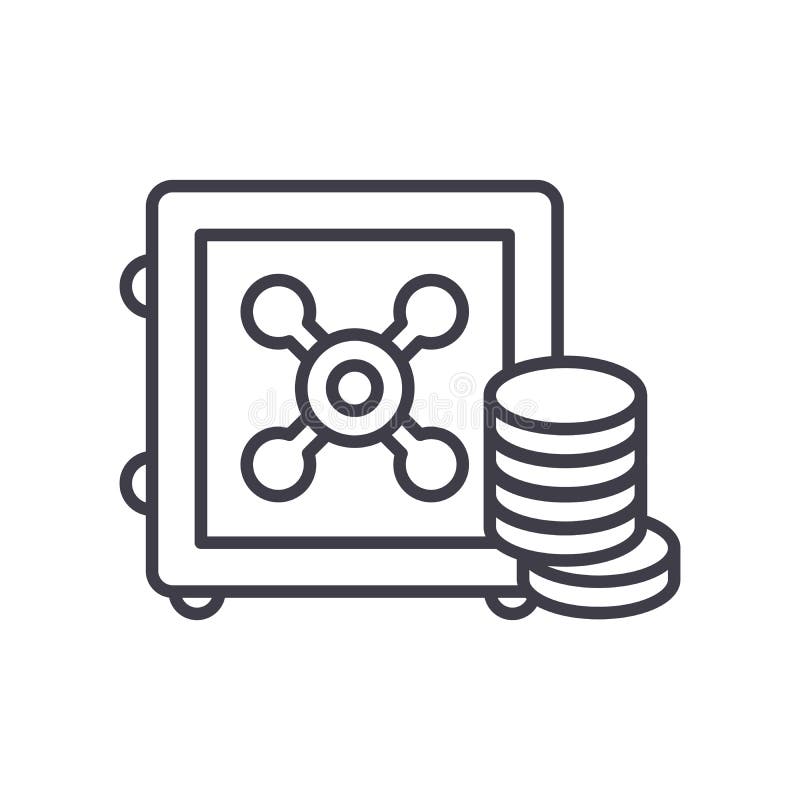 Reserve Fund Black Icon Concept. Reserve Fund Flat Vector Symbol, Sign ...