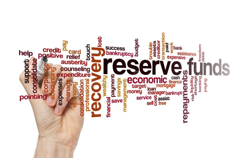 Reserve Funds Word Cloud Concept Stock Illustration - Illustration of ...