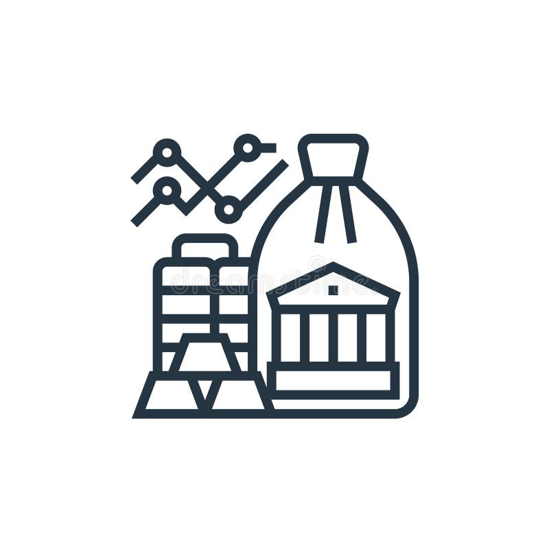 Reserve Vector Icon Isolated On White Background. Outline, Thin Line ...