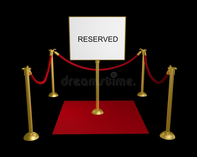 Reserved area stock illustration. Illustration of illustrated - 4849412