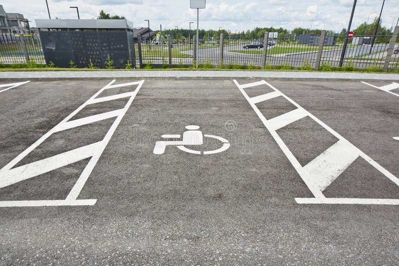 Disable Parking Sign stock photo. Image of banff, nature - 92587256