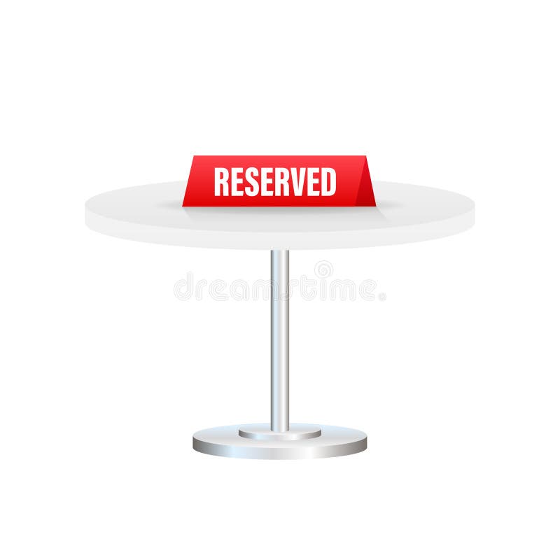 Reserved, Great Design for Any Purposes. Vector Flat Illustration. Sale ...