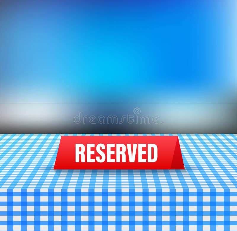 Reserved, Great Design for Any Purposes. Vector Flat Illustration. Sale ...