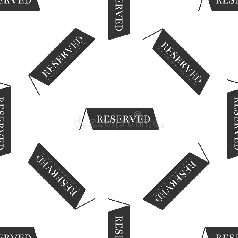 Reserved Table Icon Stock Illustrations – 545 Reserved Table Icon Stock ...