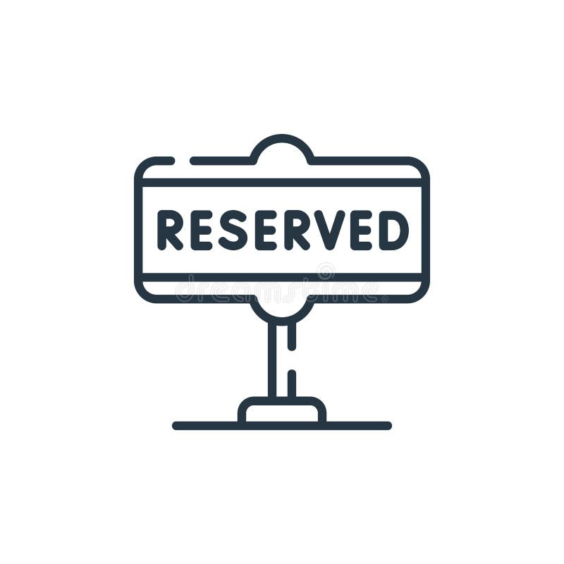 Reserved Table Icon Stock Illustrations – 545 Reserved Table Icon Stock ...