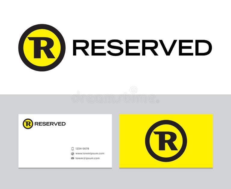 Reserved Logo Stock Illustrations – 1,339 Reserved Logo Stock ...