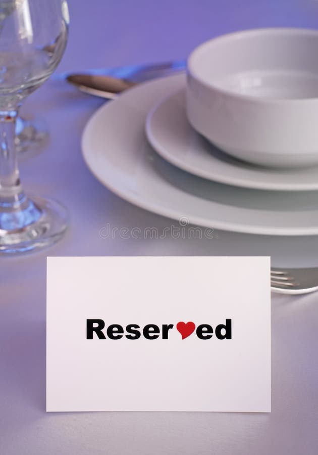 Reserved stock image. Image of butler, reserve, serve - 23191351