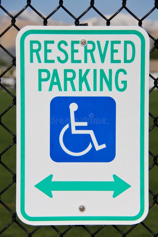 Reserved for car parking stock photo. Image of road, word - 2817482