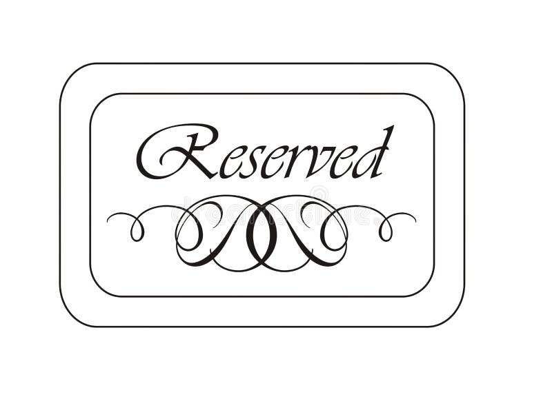 Reserved Sign
