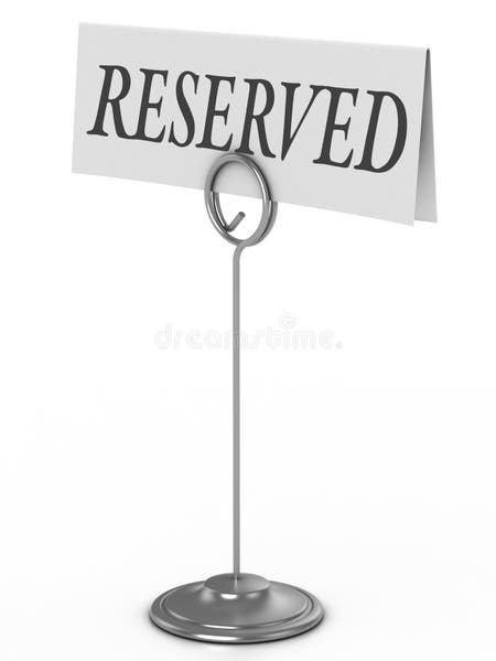 Reserved Sign Stock Illustrations – 5,781 Reserved Sign Stock ...