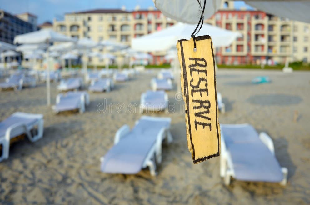 Reserved sign. stock photo. Image of table, communication - 100961262