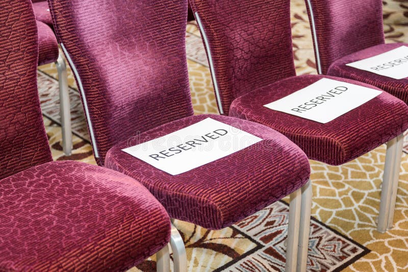 Reserved sign stock image. Image of white, elegance, lecture - 70496863