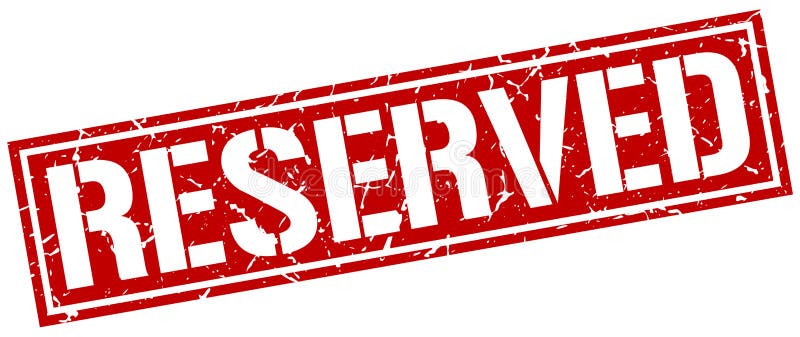 Reserved Square Grunge Stamp Stock Vector - Illustration of reserved ...