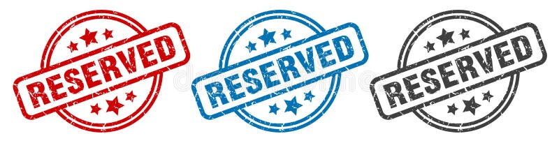 Reserved Stamp Stock Illustrations – 1,198 Reserved Stamp Stock ...