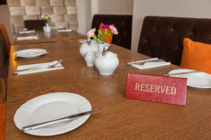 Reserved table stock photo. Image of celebration, chairs - 56905684