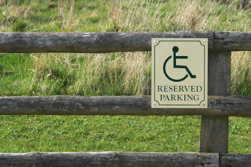 Reserverat Parkera Handikapp Att Sjunga Arkivfoto - Bild av handikapp ...