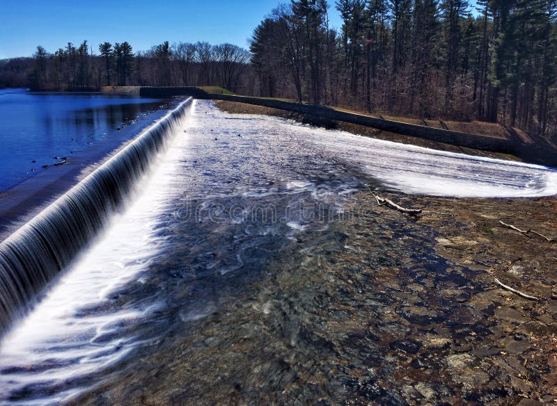 Reservoir dam stock photo. Image of nature, reservoir - 70711202