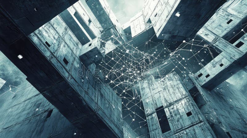 Reservoir Fracturing Network Stock Image - Image of conductivity ...