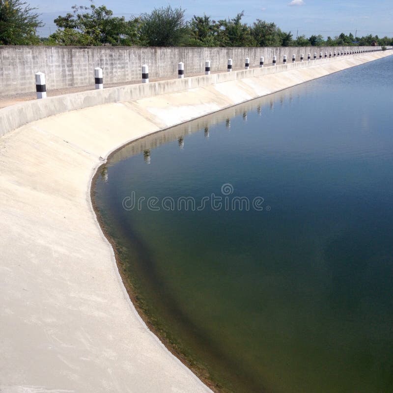 Reservoir stock image. Image of peace, pond, reservoir - 54384995