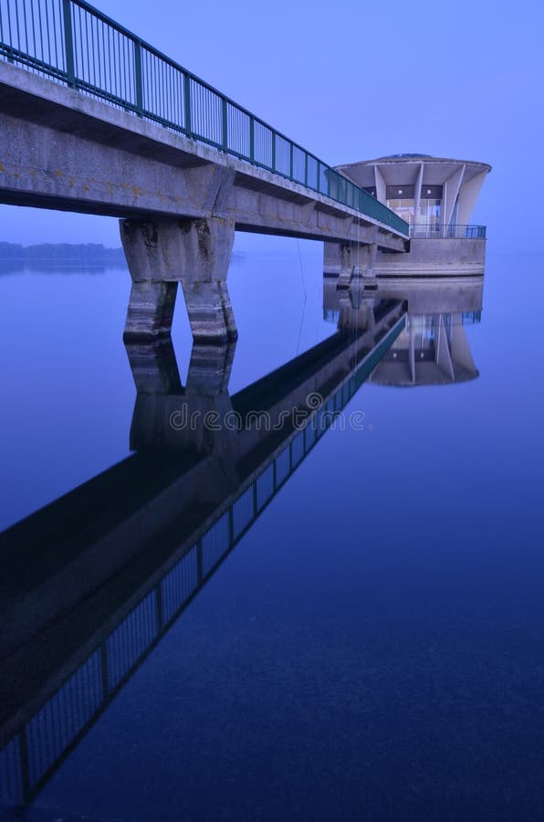 Reservoir Tower at Dawn stock image. Image of plant, freshness - 22366501