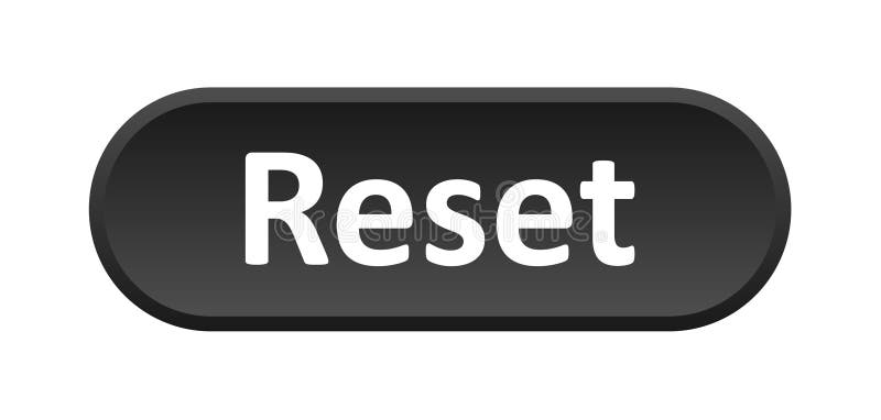 Reset button stock vector. Illustration of cursor, internet - 224410204