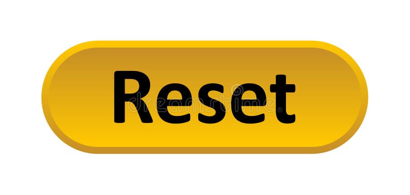 Reset button stock vector. Illustration of online, open - 224410212