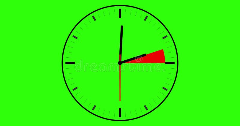 Reset the Clock from Summer Time To Winter Time. Clock Animation Stock ...