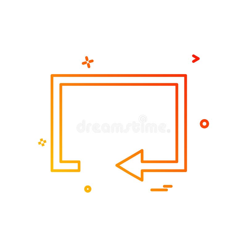 Reset icon design vector stock vector. Illustration of sync - 132434555