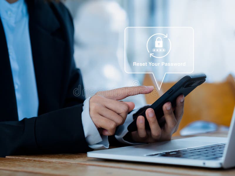 Reset Password Concept. Lock Icon, Security Code Showing on Smart ... Reset Password Concept. Lock Icon, Security Code Showing on Smart ...
