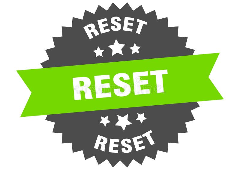 Reset Sign Stock Illustrations – 6,957 Reset Sign Stock Illustrations ...