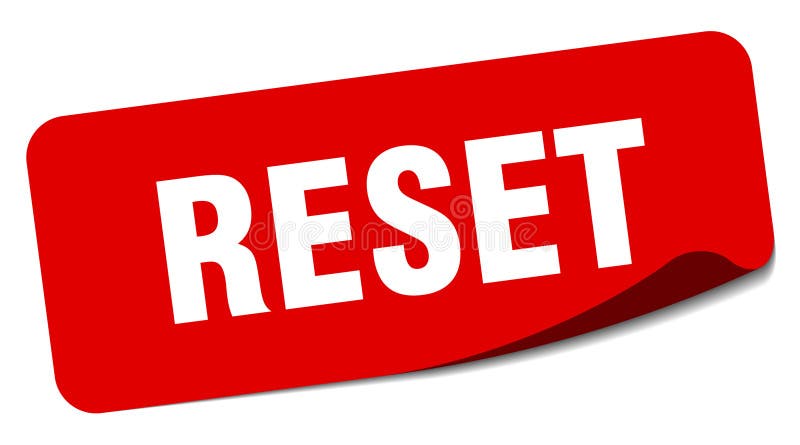 Reset Label Stock Illustrations – 814 Reset Label Stock Illustrations ...